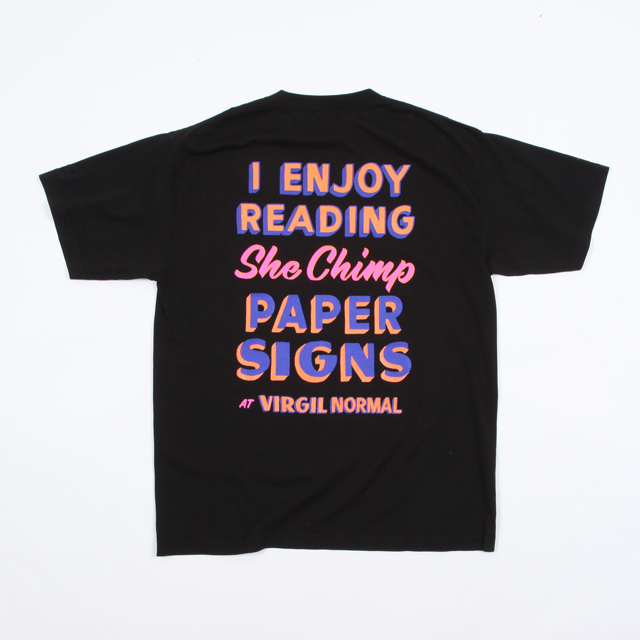 VIRGIL NORMAL SHE CHIMP SIGNS TEE